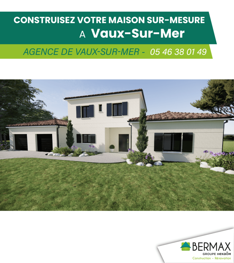 Terrain exclusif à vendre à Vaux-sur-Mer ! - BERMAX Construction